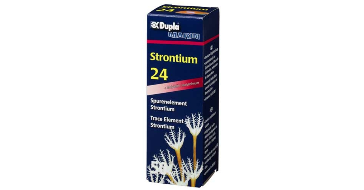 DUPLA Strontium 24 50 ml complément Strontium concentré pour usage quotidien en aquarium marin ...
